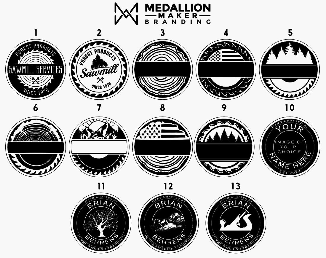 Stock Logos – Medallion Maker Branding